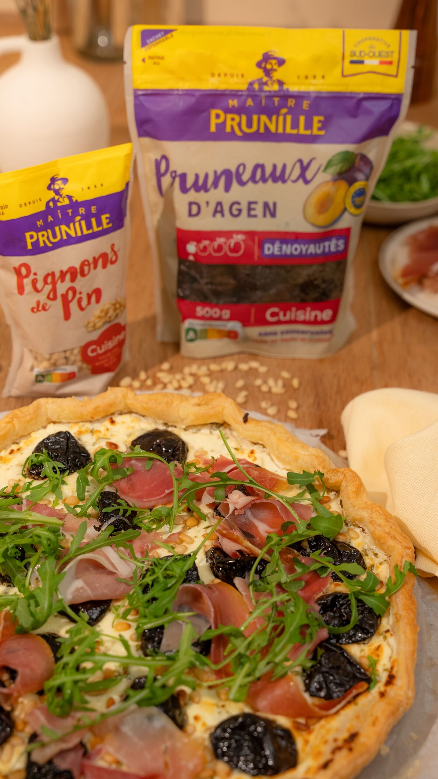 Tarte fine aux pruneaux d'Agen - Maître Prunille